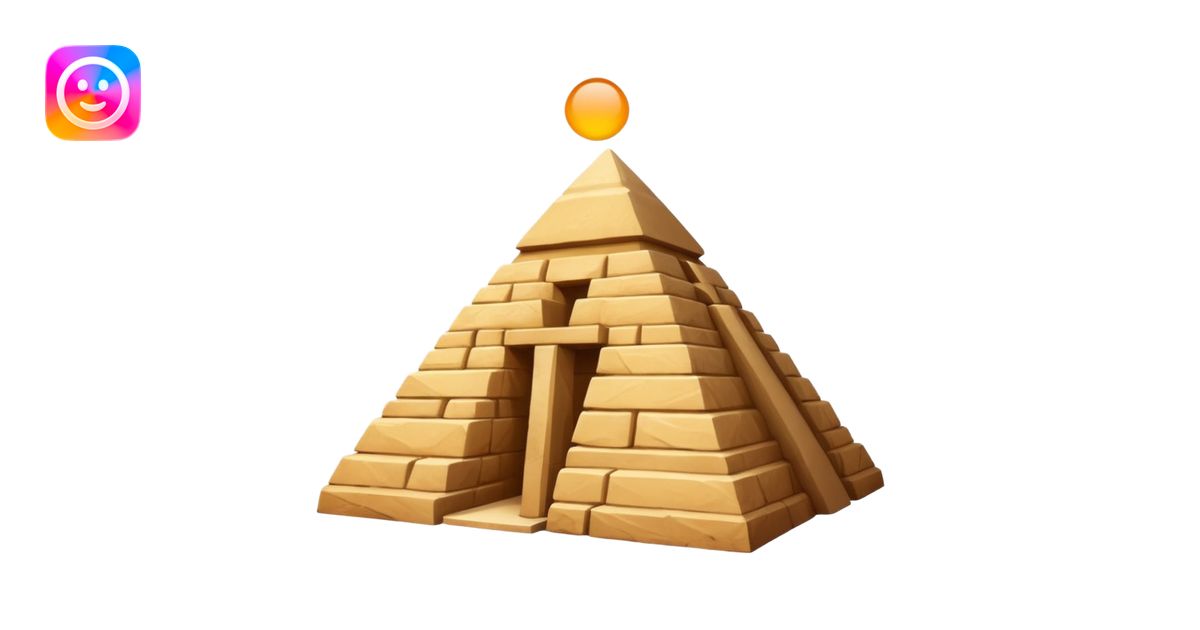 Pyramids emoji | AI Emoji Generator