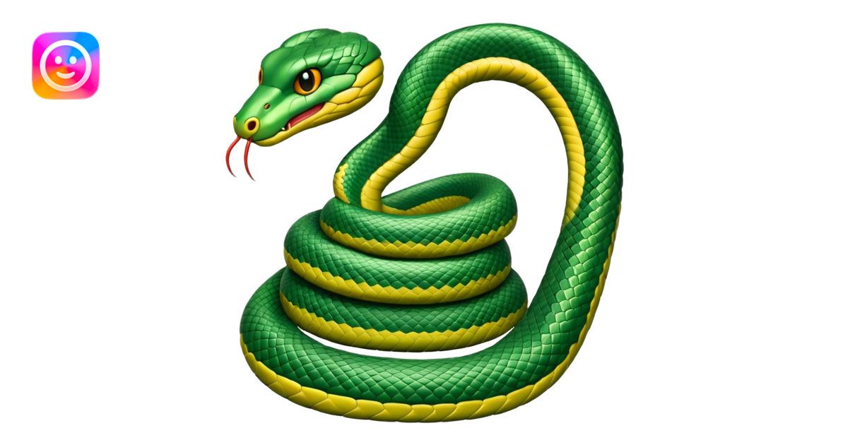 Snake emoji | AI Emoji Generator