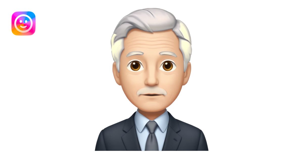 senior business man emoji | AI Emoji Generator