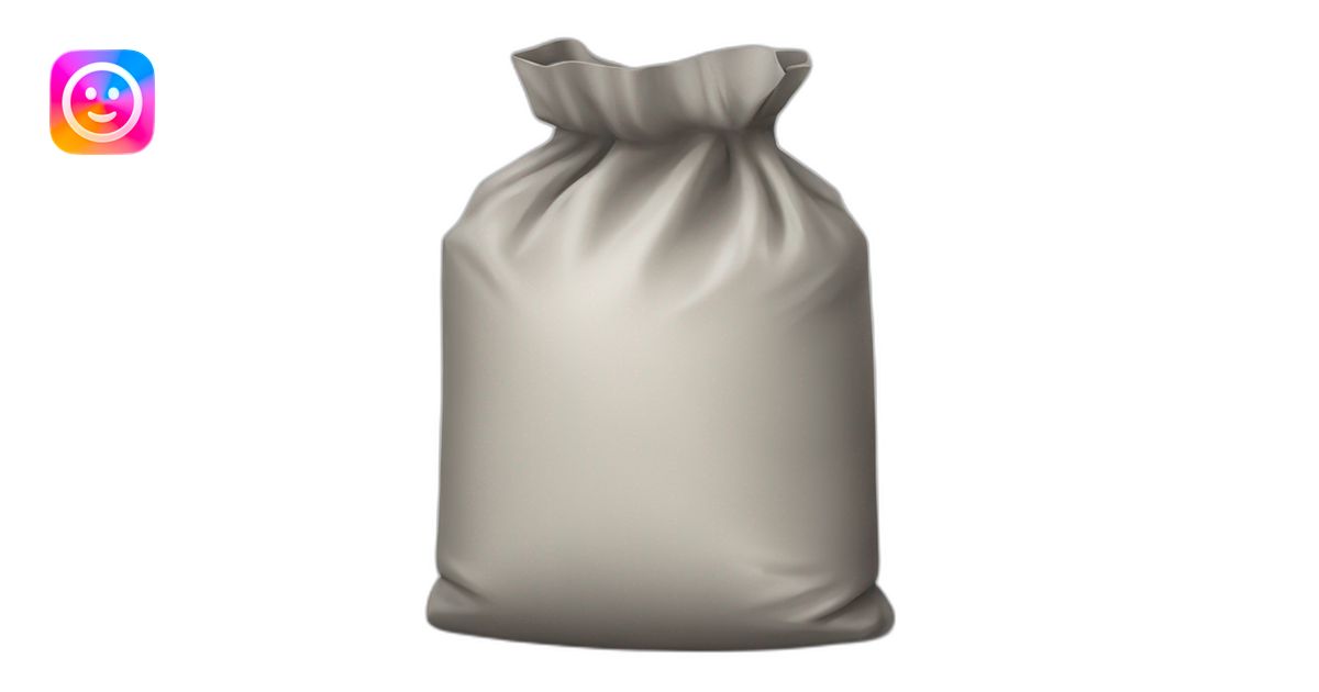 Cement bag emoji | AI Emoji Generator