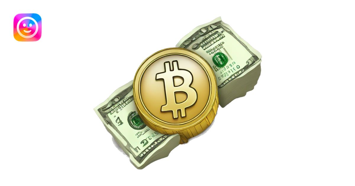bitcoin dollar emoji | AI Emoji Generator