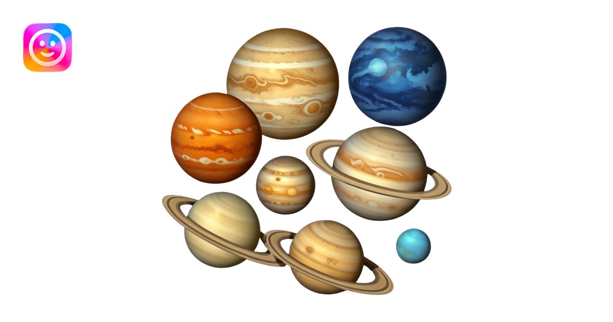 All planets emoji | AI Emoji Generator