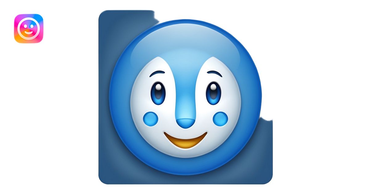 Blue tick emoji | AI Emoji Generator