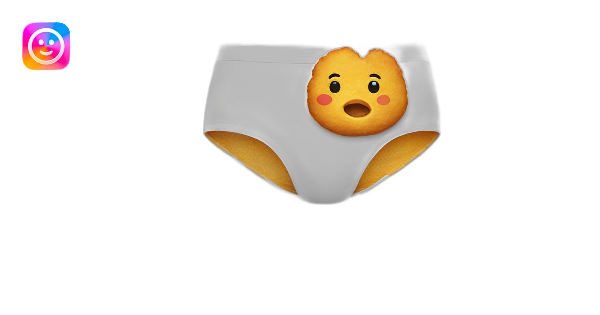 chicken mcnugget panties emoji | AI Emoji Generator
