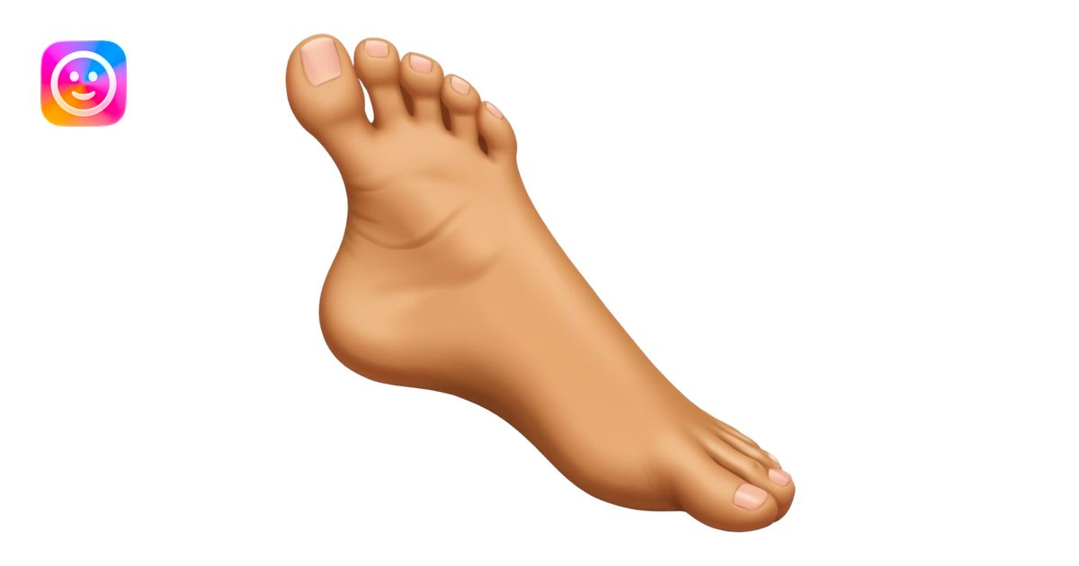 Foot sticking up middle toe emoji | AI Emoji Generator