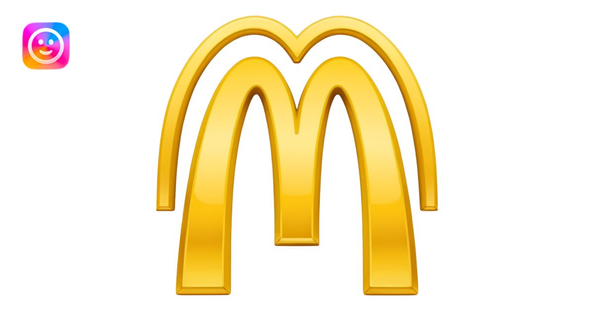 mcdonalds golden arches logo emoji | AI Emoji Generator