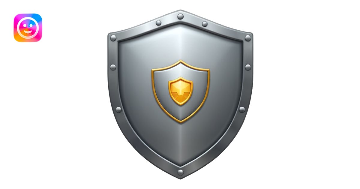 Shield emoji | AI Emoji Generator