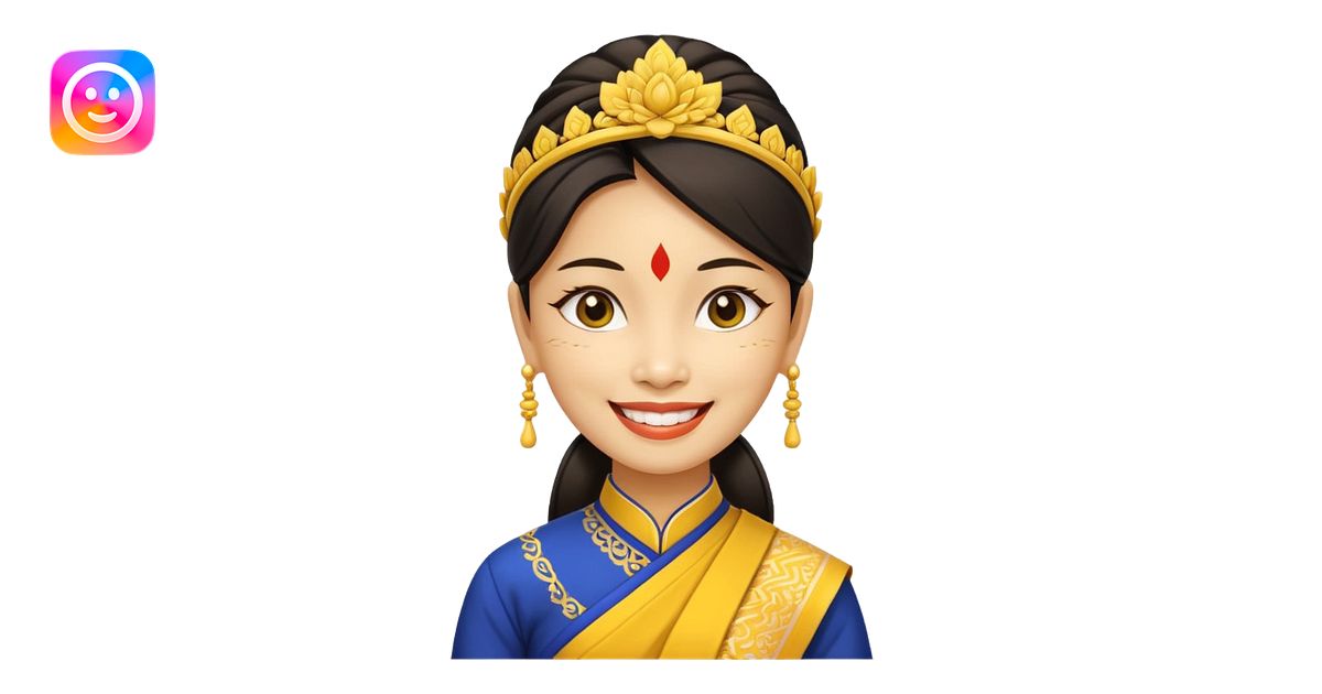 It is meant to depict a Thai woman, a yellow Asian, in the standard ...