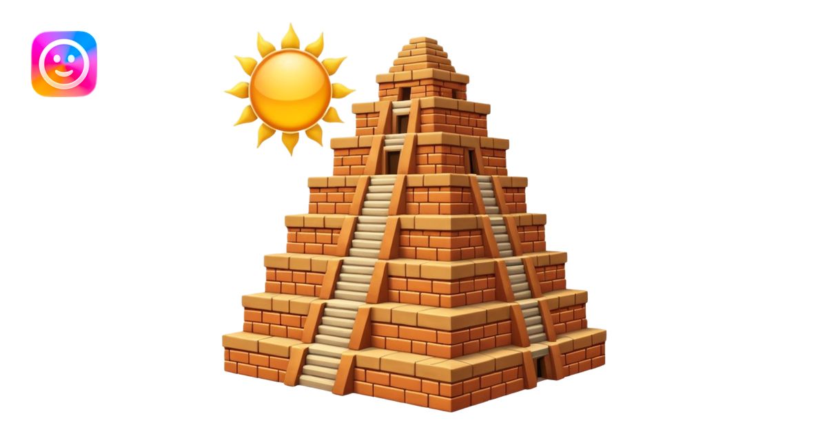 Ziggurat emoji | AI Emoji Generator
