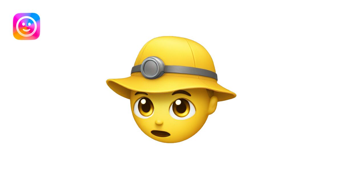 The yellow cap is crying emoji | AI Emoji Generator