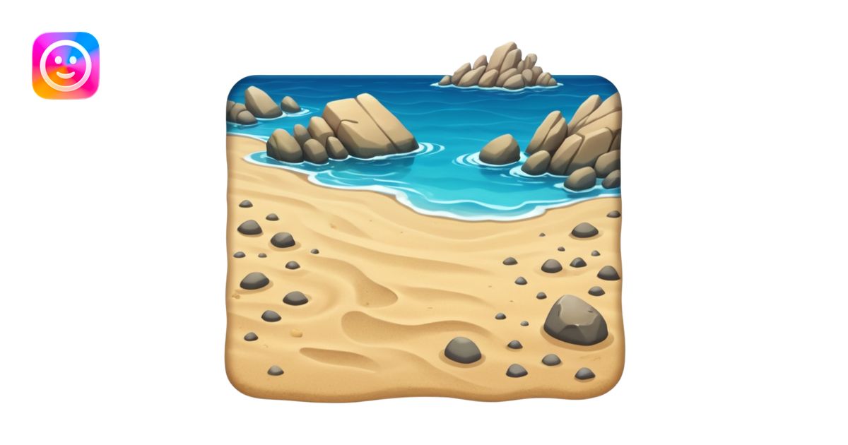 horizontal sea floor emoji | AI Emoji Generator