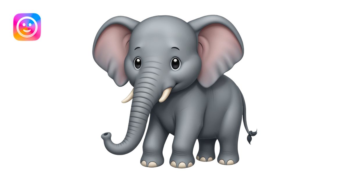 long haired elephant emoji | AI Emoji Generator