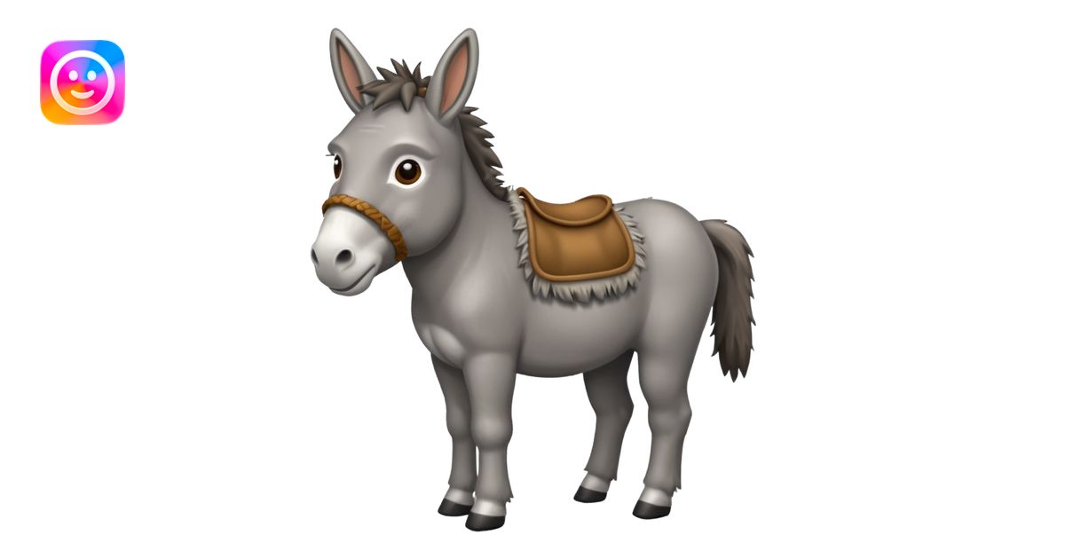 donkey emoji | AI Emoji Generator