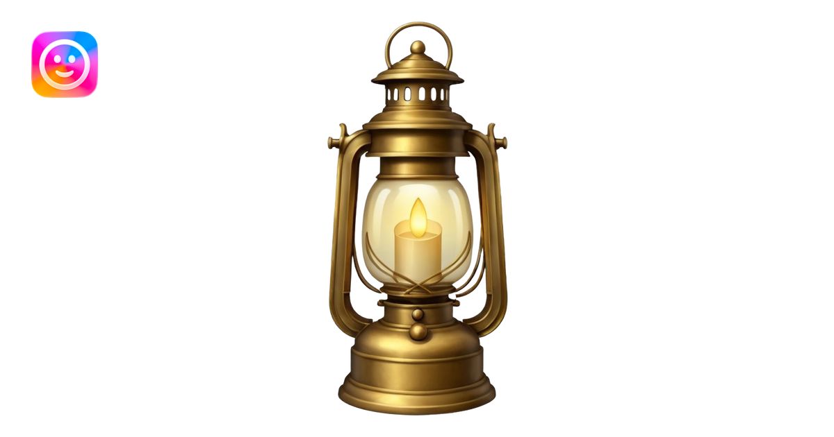 Ghost Light Lantern emoji | AI Emoji Generator