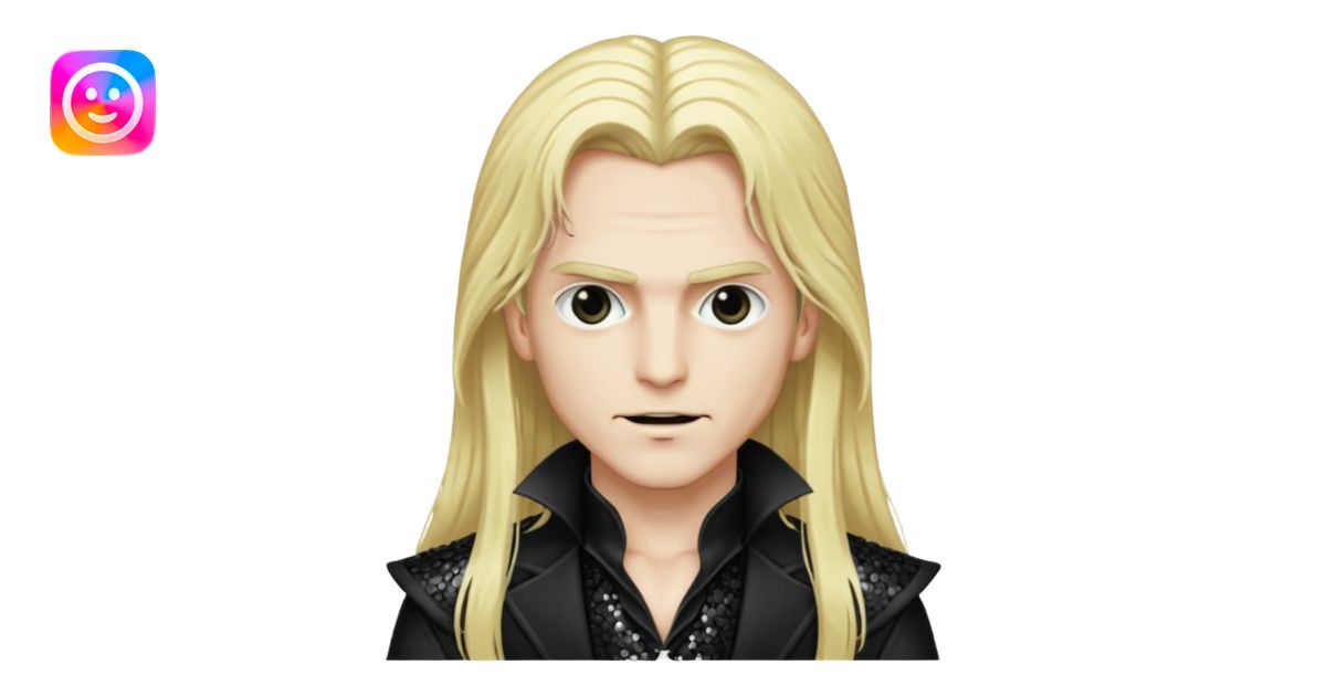 Alucard ,Son of Dracula with long blonde hair, black sequin outfit ...