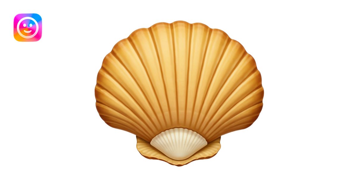 A madeleine pastry. Oval seashell shape with ONLY four to five vertical ...