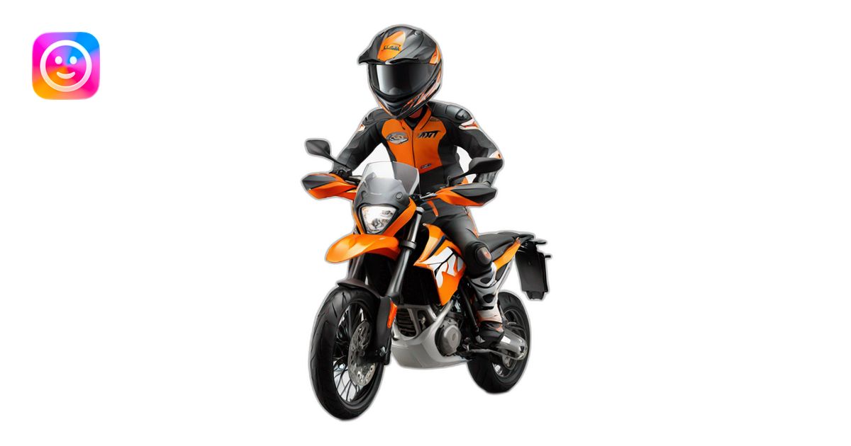 Moto-ktm emoji | AI Emoji Generator