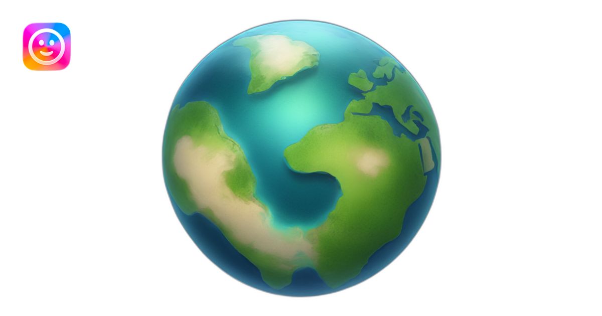 Planet Earth emoji | AI Emoji Generator