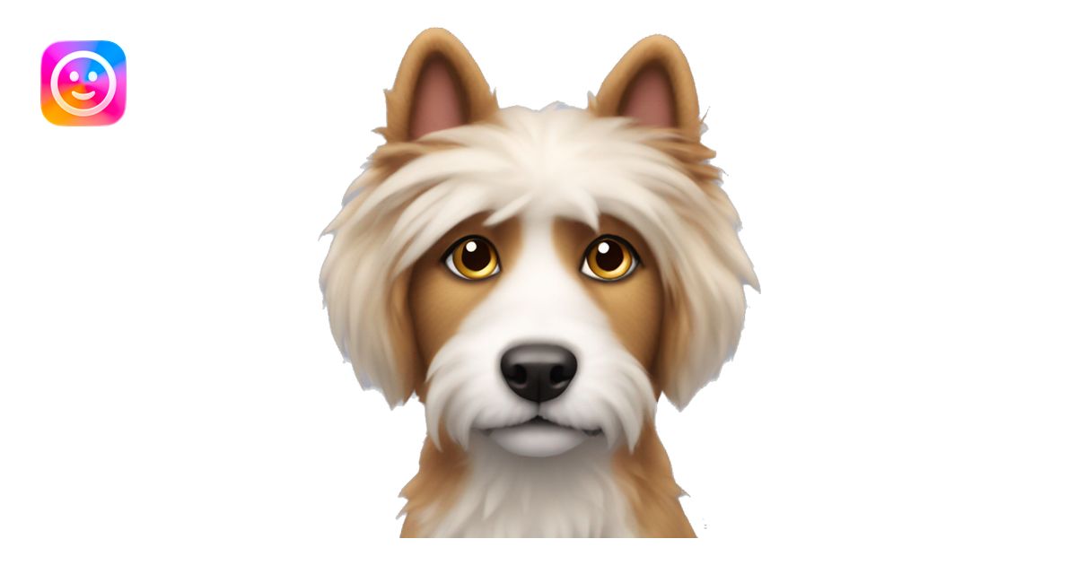 Fuzzy dog emoji | AI Emoji Generator