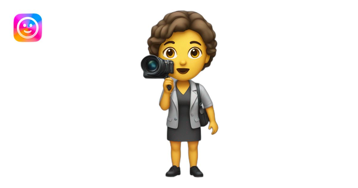 journalist with full body holding a micro at her mouth emoji | AI Emoji ...