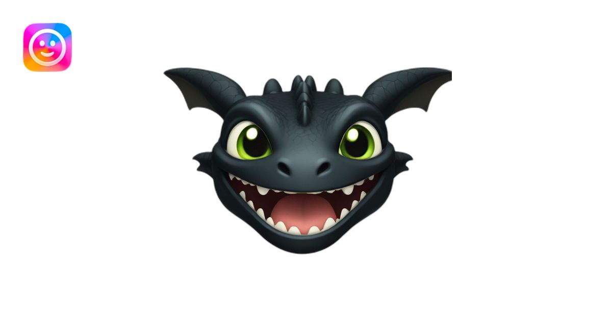 toothless dragon emoji | AI Emoji Generator