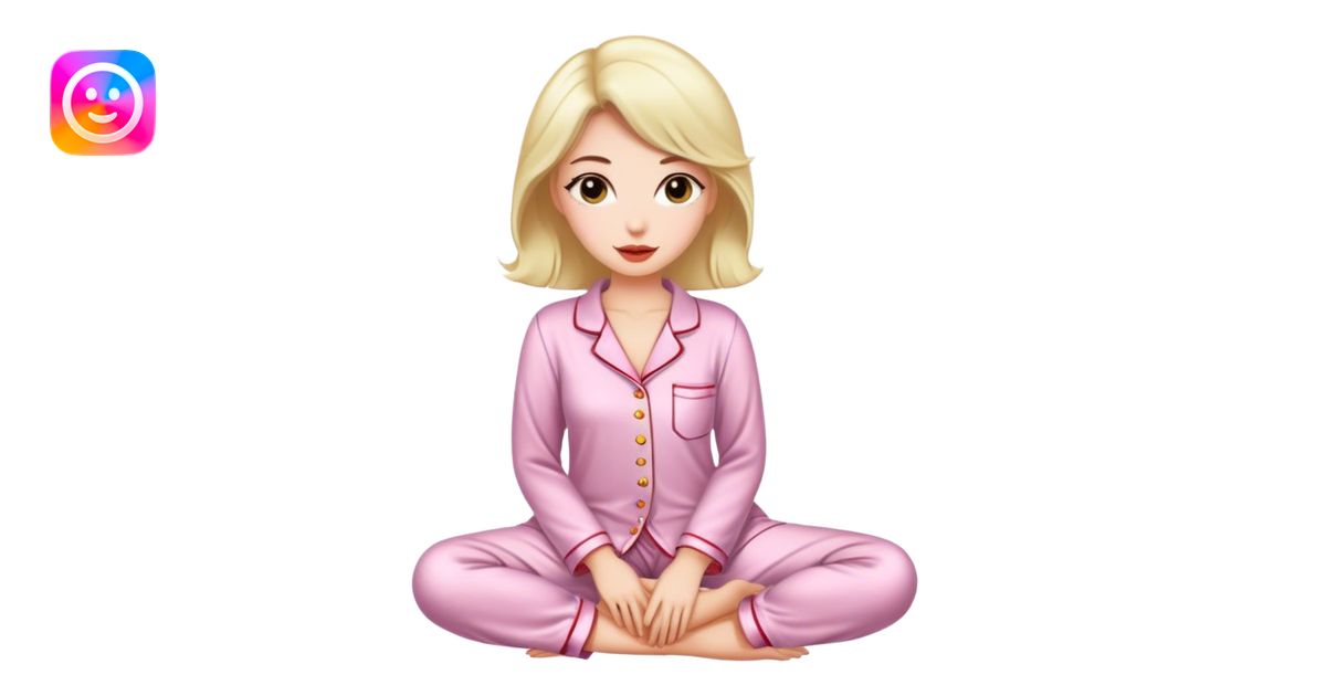 coquette pyjama emoji | AI Emoji Generator