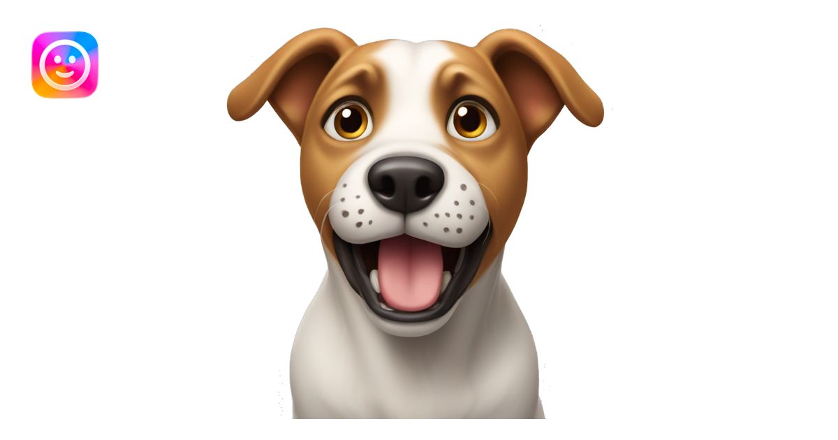 dog barking emoji | AI Emoji Generator