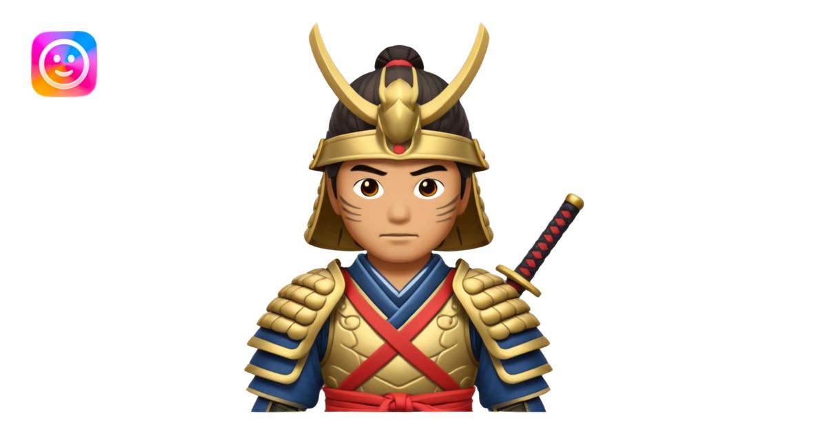 cool samurai emoji | AI Emoji Generator