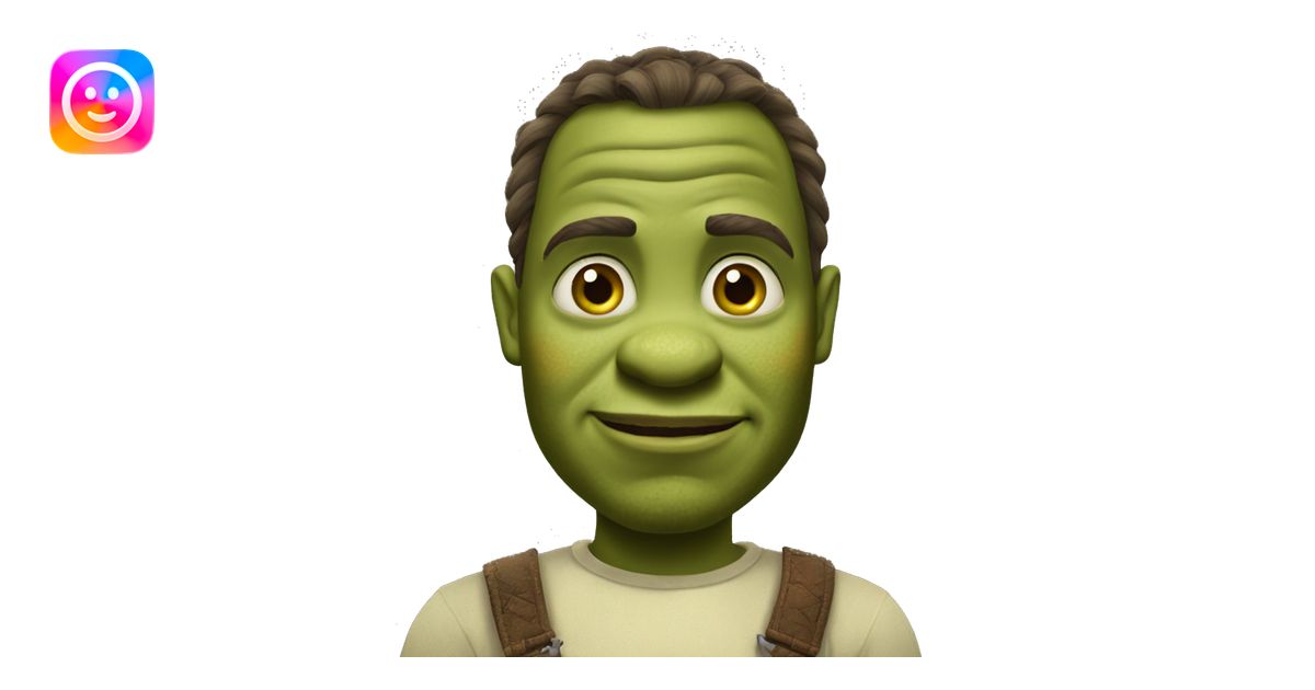 Shrek is a Ukrainian kozak emoji | AI Emoji Generator