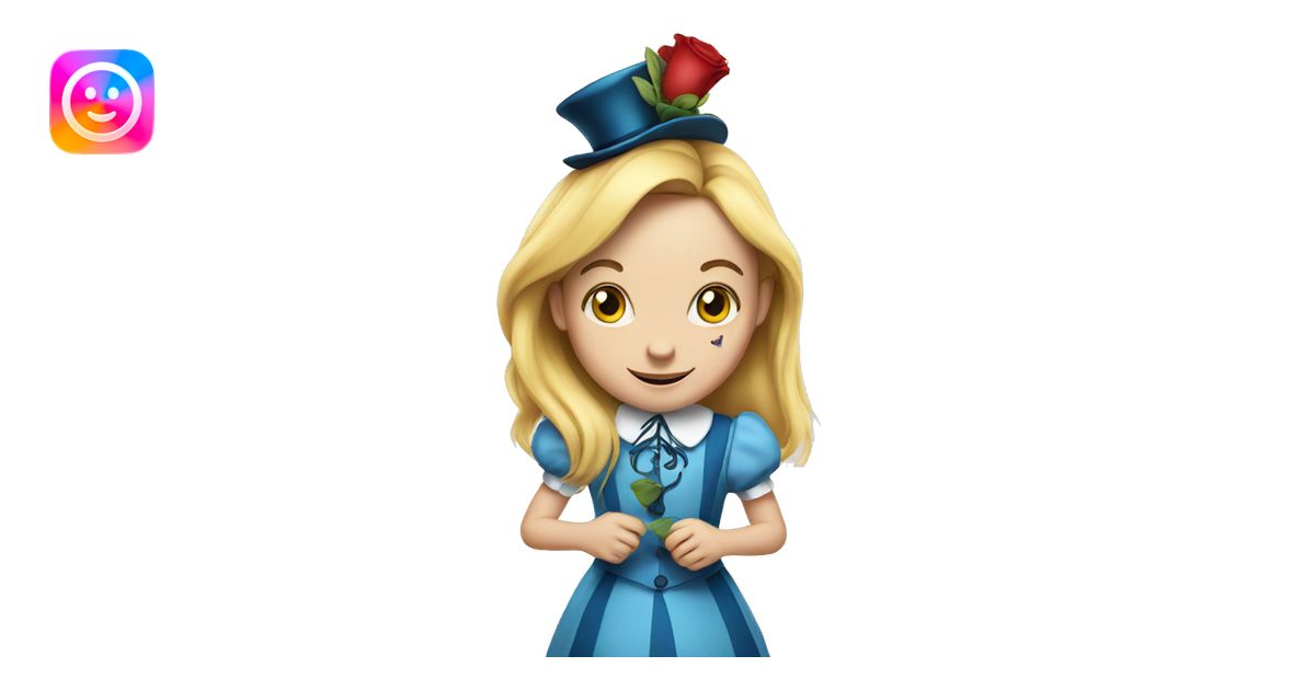 Alice in wonderland emoji | AI Emoji Generator