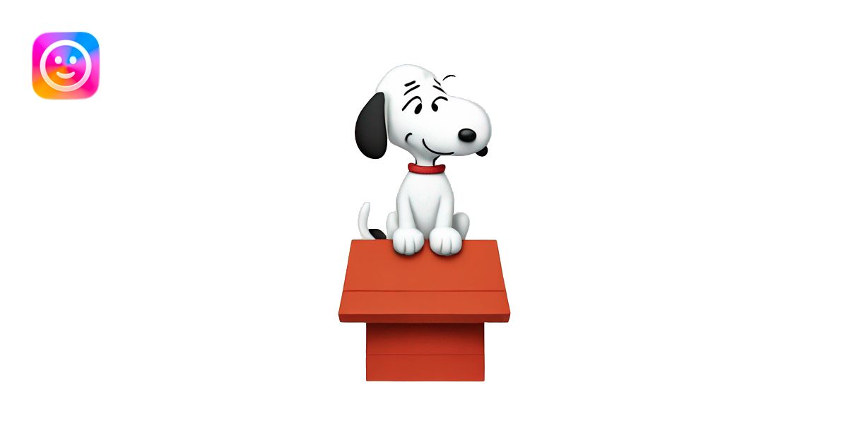 Peanuts Snoopy emoji | AI Emoji Generator