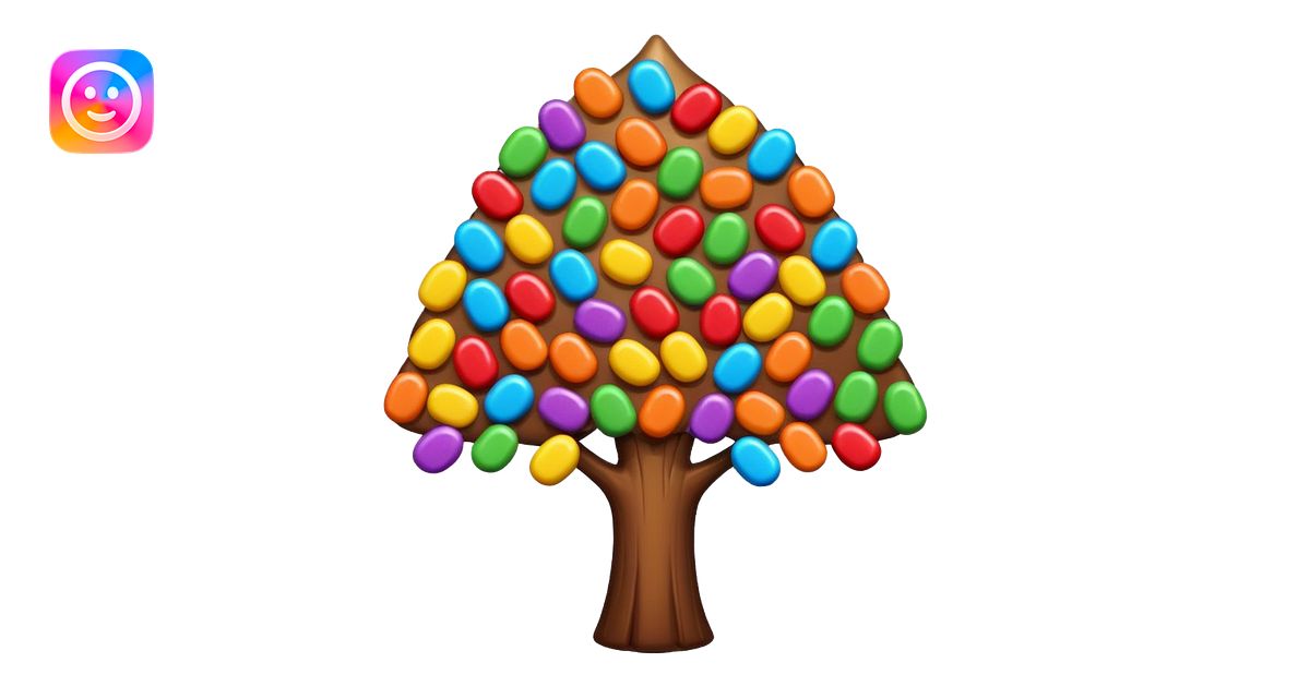 Candy tree emoji | AI Emoji Generator