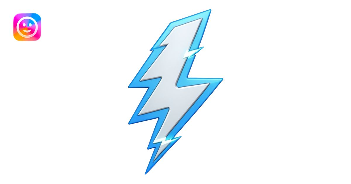 lightning bolt emoji | AI Emoji Generator
