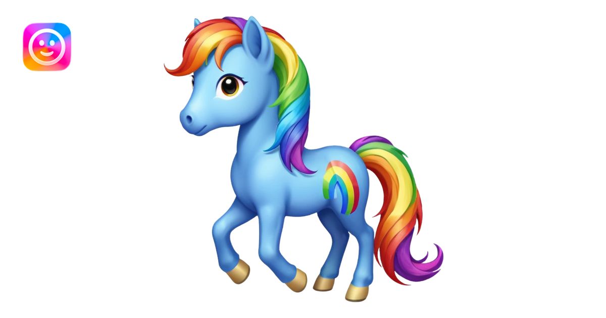 streamer pony emoji | AI Emoji Generator