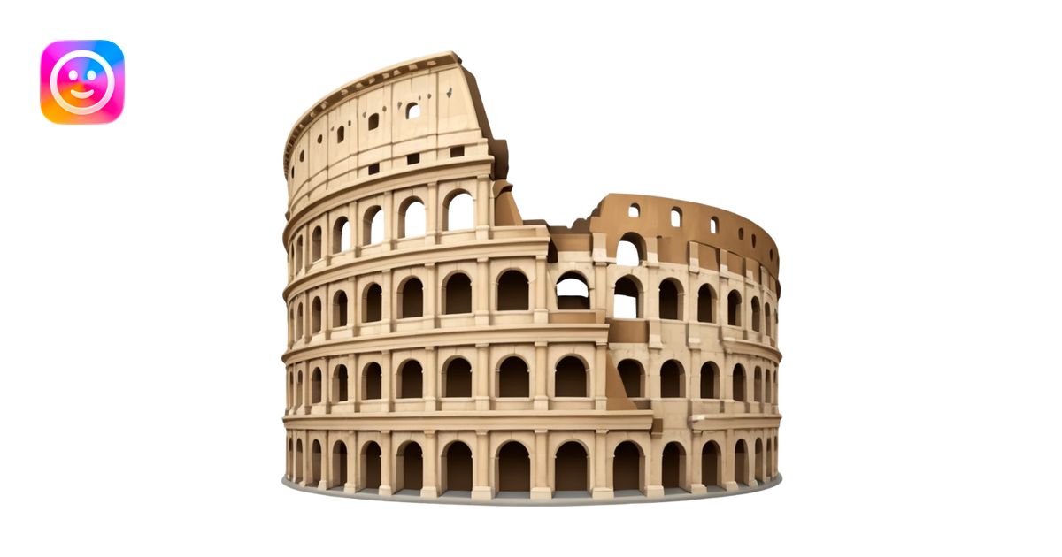 Colosseo di roma emoji | AI Emoji Generator