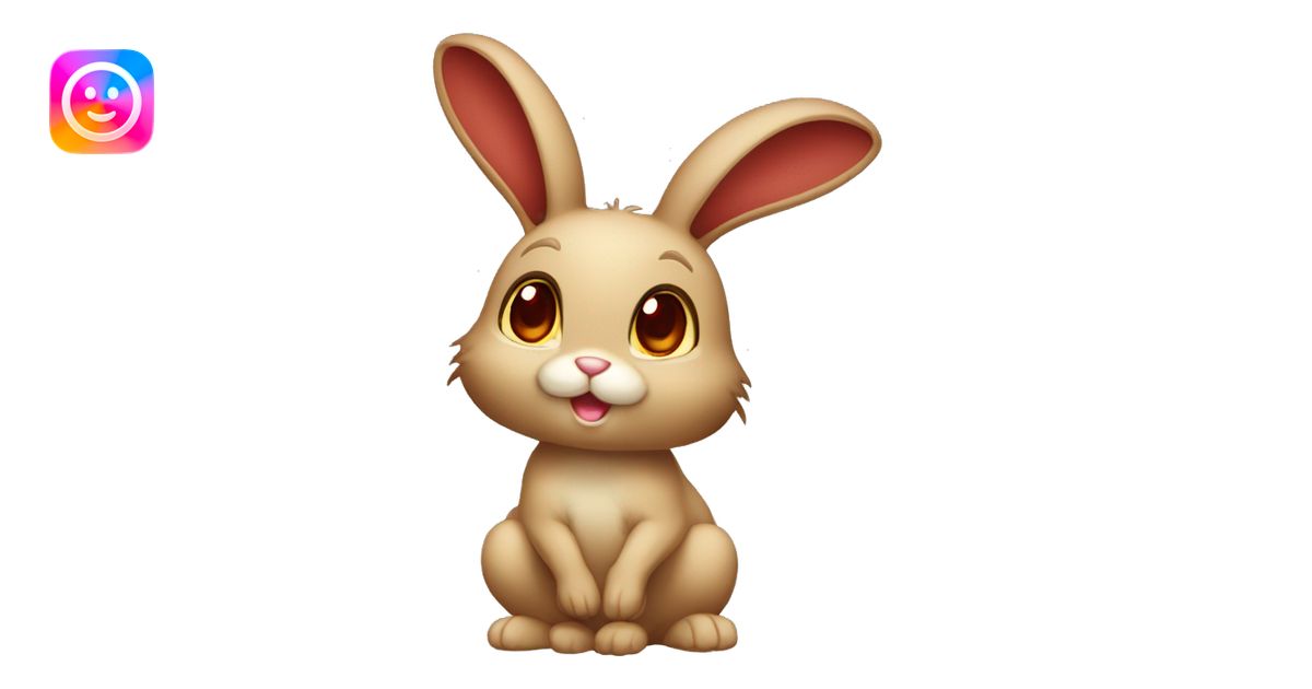 Cute,Shiny, Brown, Normal-type-Ground-type Tan-Rabbit-Fakémon with Dark ...