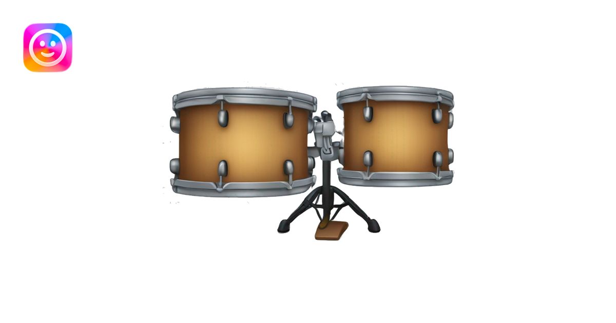 Drum set emoji | AI Emoji Generator