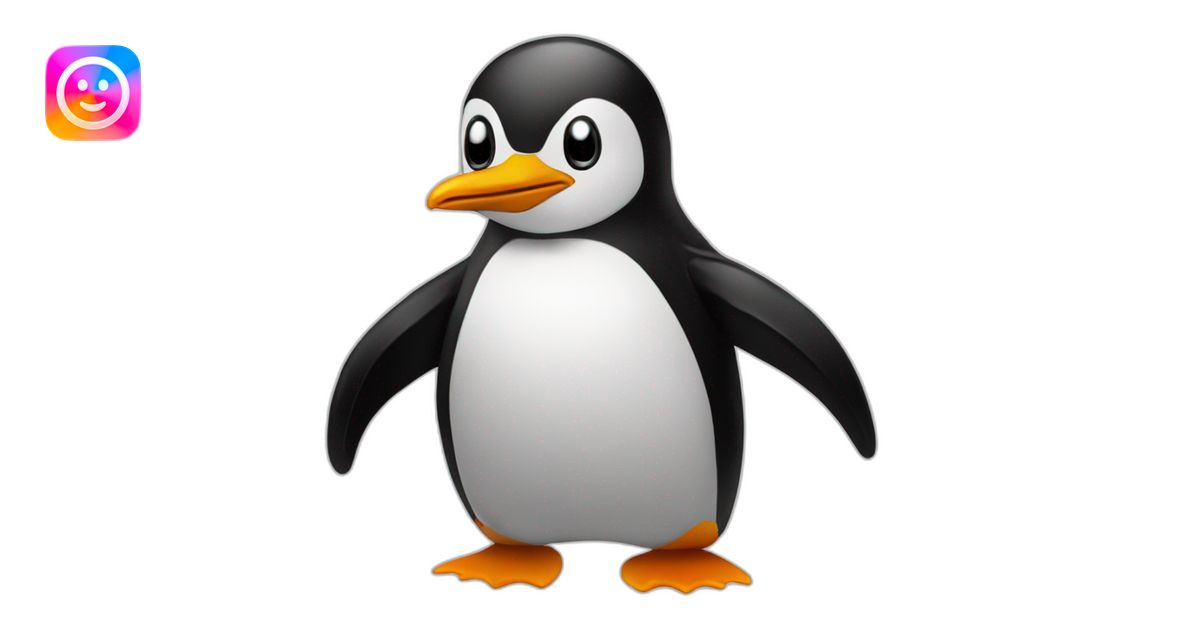 Penguin Tux Linux emoji | AI Emoji Generator