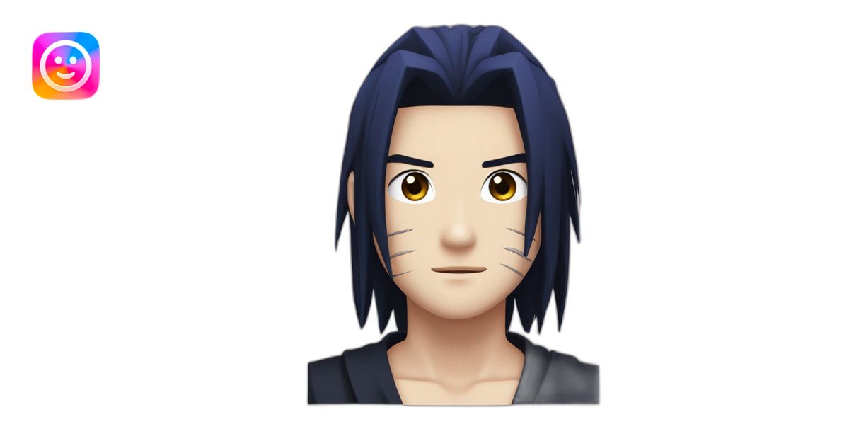 Sasuke Uchiha emoji | AI Emoji Generator