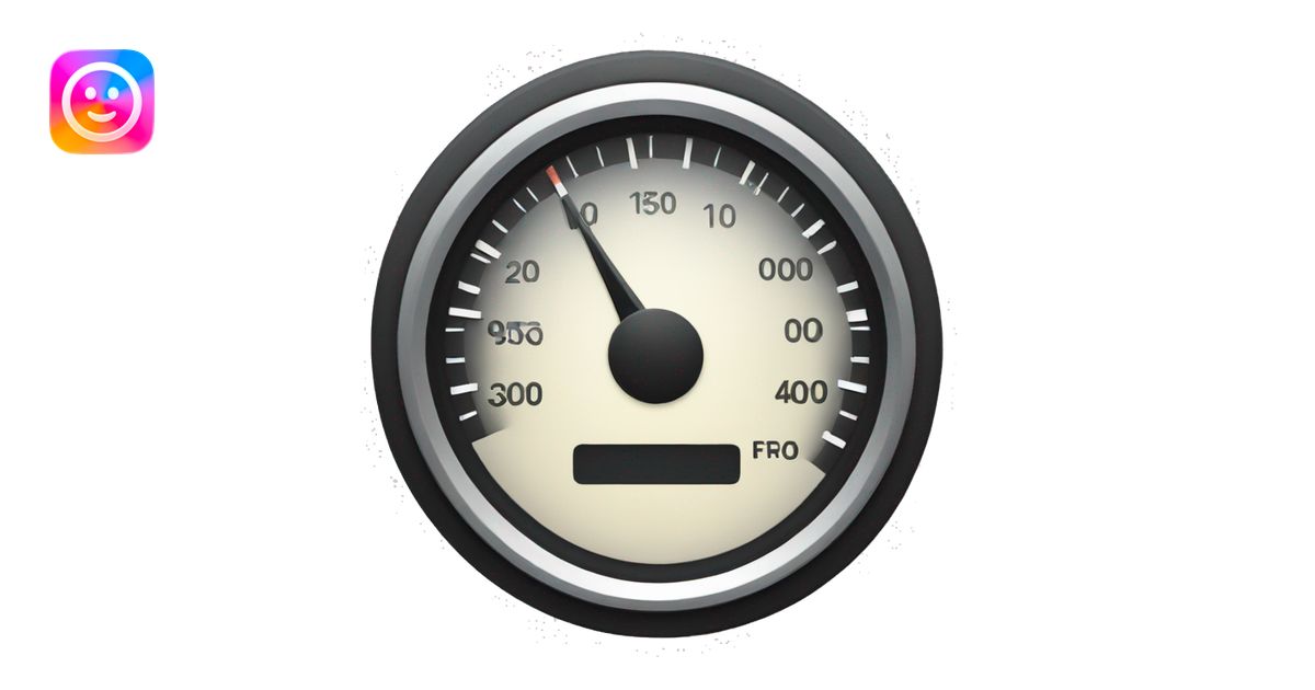 speedometer emoji | AI Emoji Generator