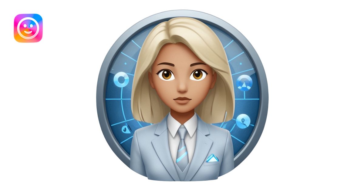 Artemis, A sleek female avatar with a focused, forensic gaze, wearing a ...