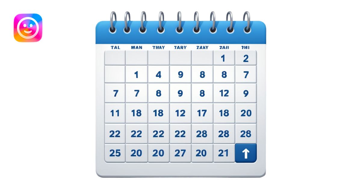 calender emoji | AI Emoji Generator