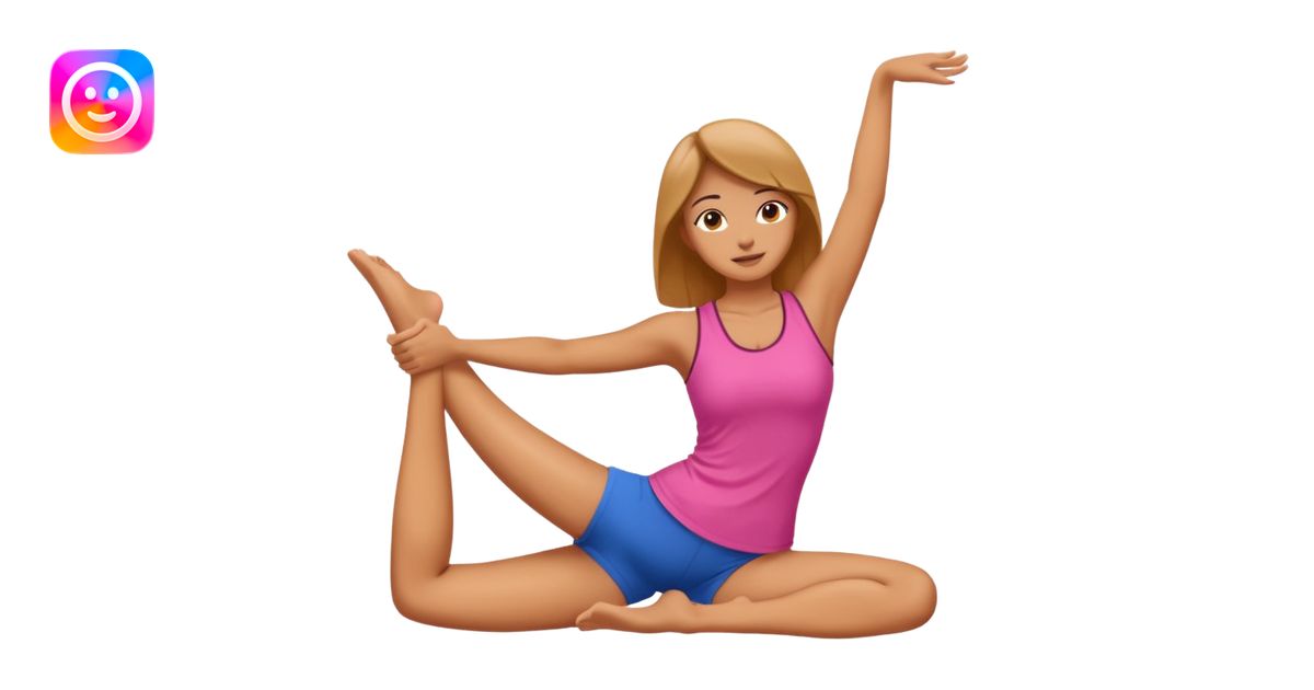The woman who just woke up is stretching lazily emoji | AI Emoji Generator