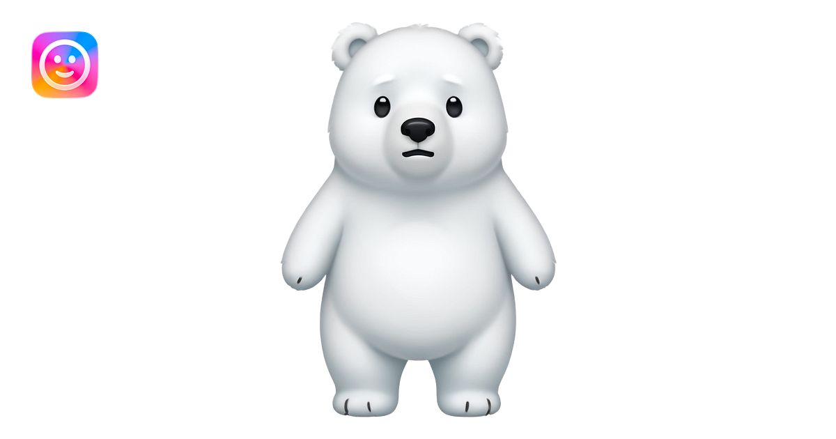 ice bear emoji | AI Emoji Generator