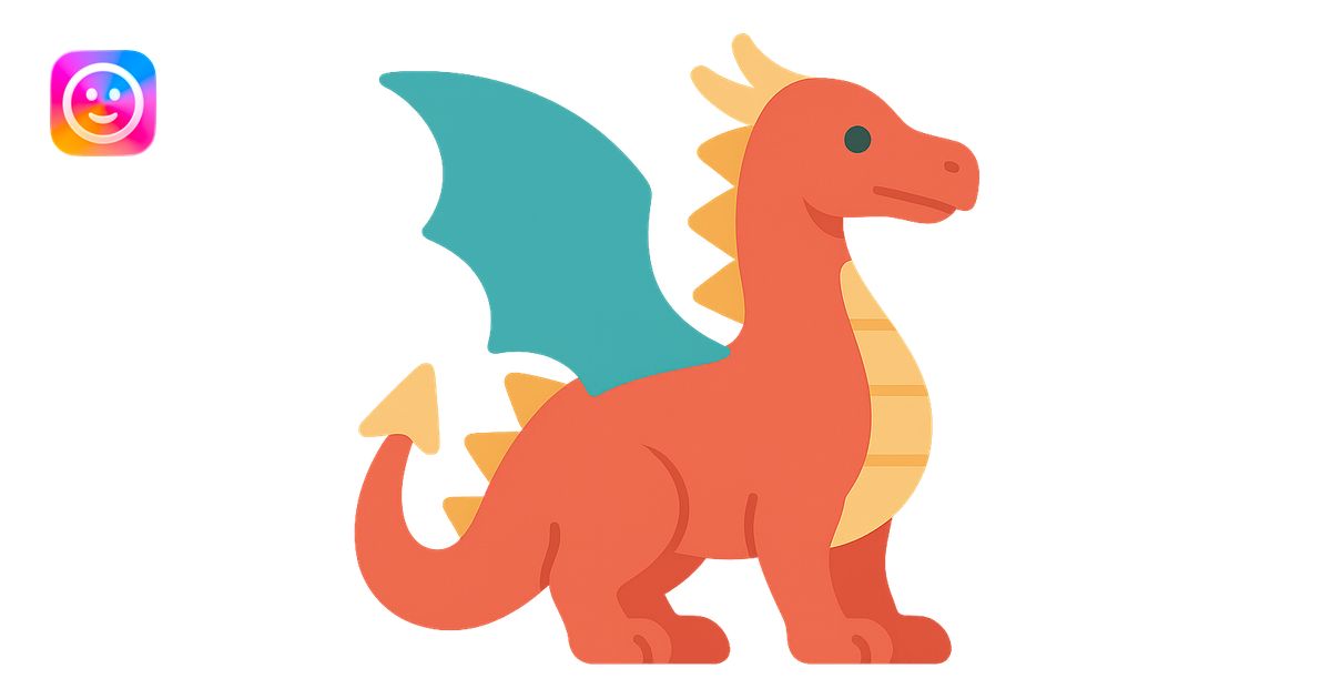 Dragon icon | AI Emoji Generator