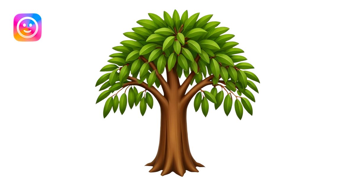 Dates tree emoji | AI Emoji Generator