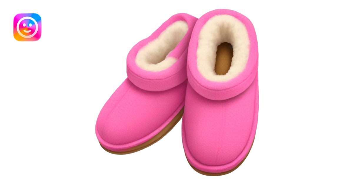 Pink ugg slippers emoji | AI Emoji Generator