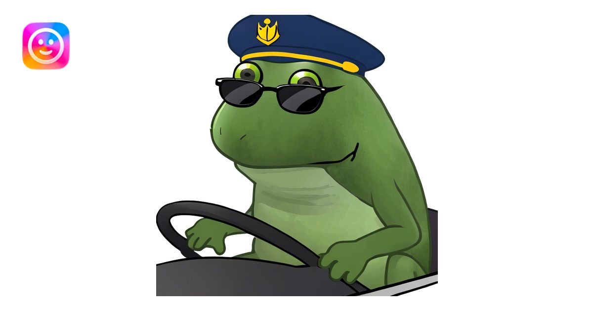 driving a car meme | AI Emoji Generator