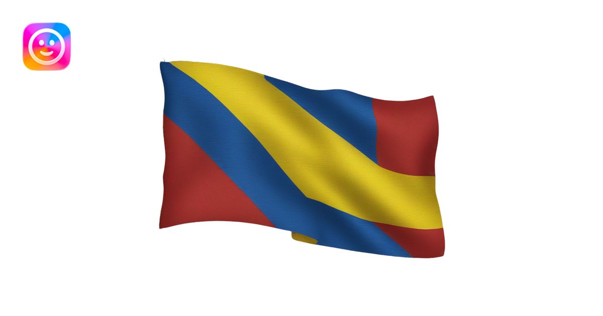 Flag of Romania emoji | AI Emoji Generator