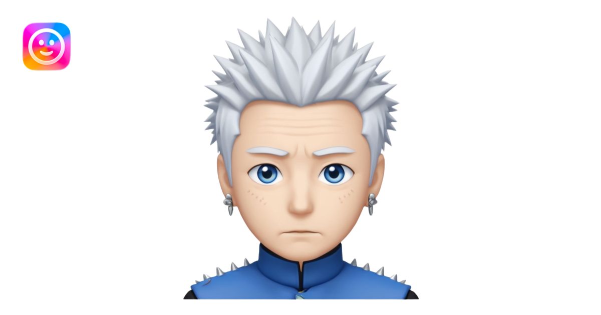 gojo satoru emoji | AI Emoji Generator